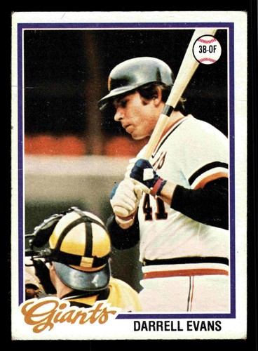 1978 Topps Darrell Evans #215 - San Francisco Giants | eBay