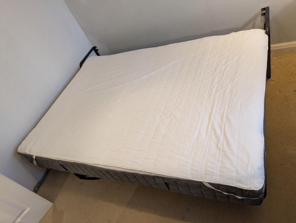 European Double (140 x 200 cm) Horizontal Fold Away Murphy Bed ...