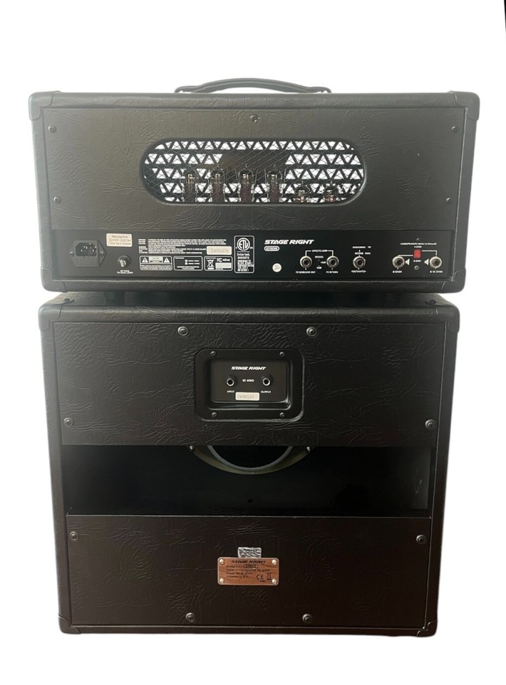 Stage Right Monoprice 30-Watt 1x12 Guitar Stack Tube Amplifier w ...