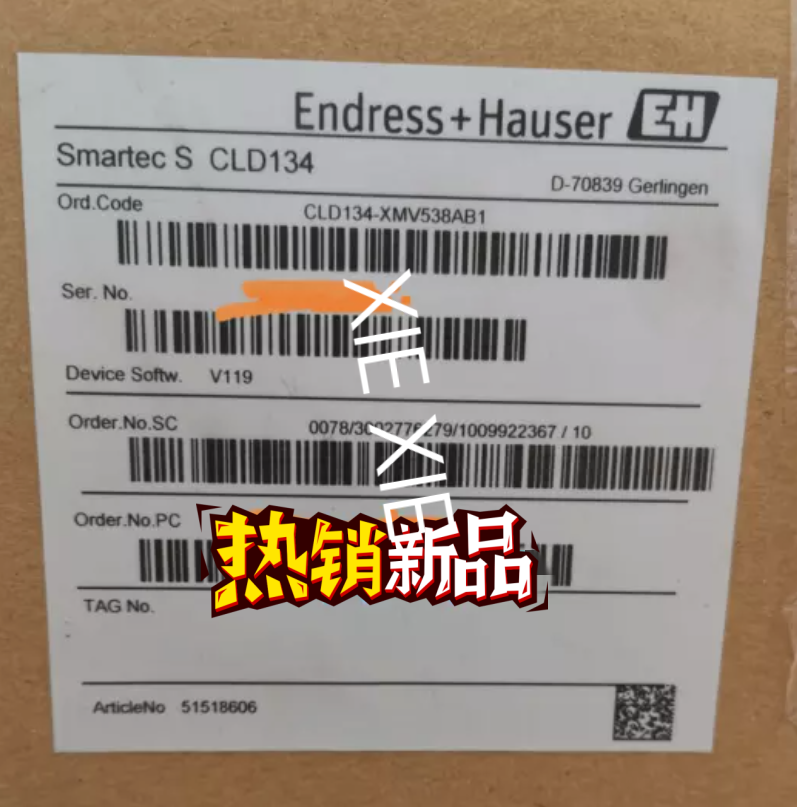 Endress+Hauser CLD134-XMV538AB1 New Conductivity meter transmitter ...