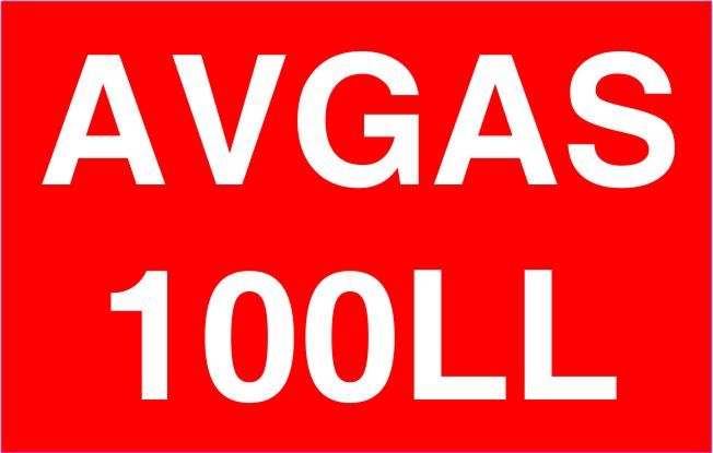 Caution AVGAS 100LL Sticker 11cmx7cm Warning Site Safety (V61-AVGAS ...