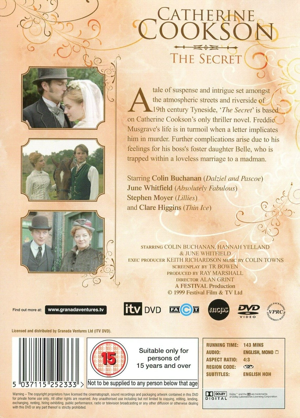Catherine Cookson The Secret DVD for sale online | eBay