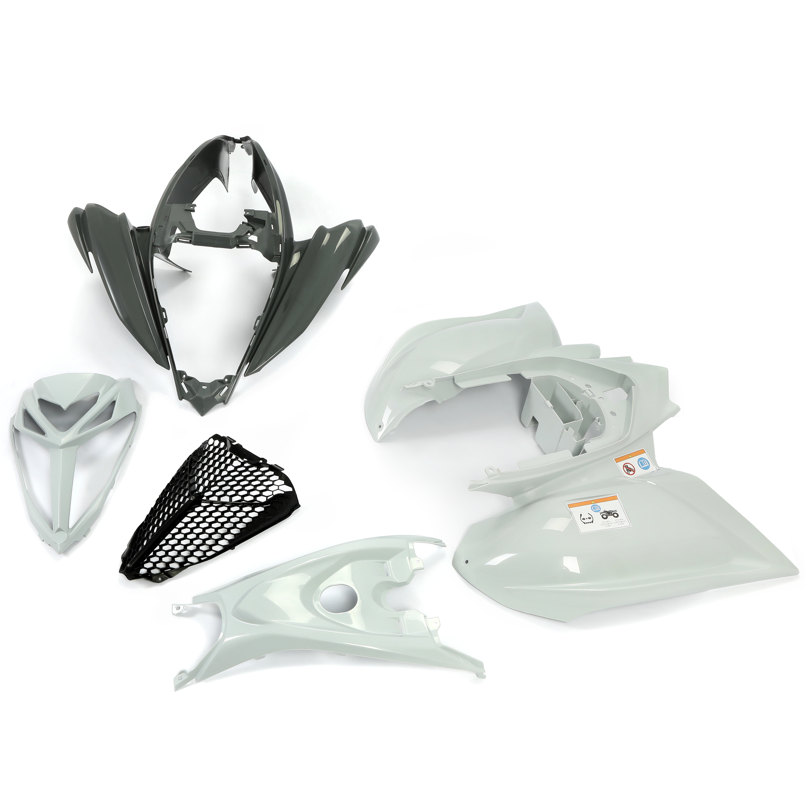 For Yamaha Raptor 700 700R Plastics Bodywork Fenders COMPLETE Set 2006 ...