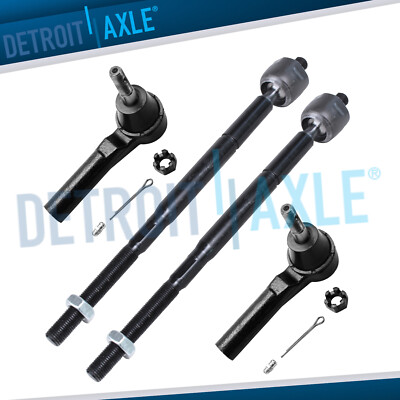Front Inner Outer Tie Rods Kit for 2007-2014 Chrysler 200 Sebring Dodge ...