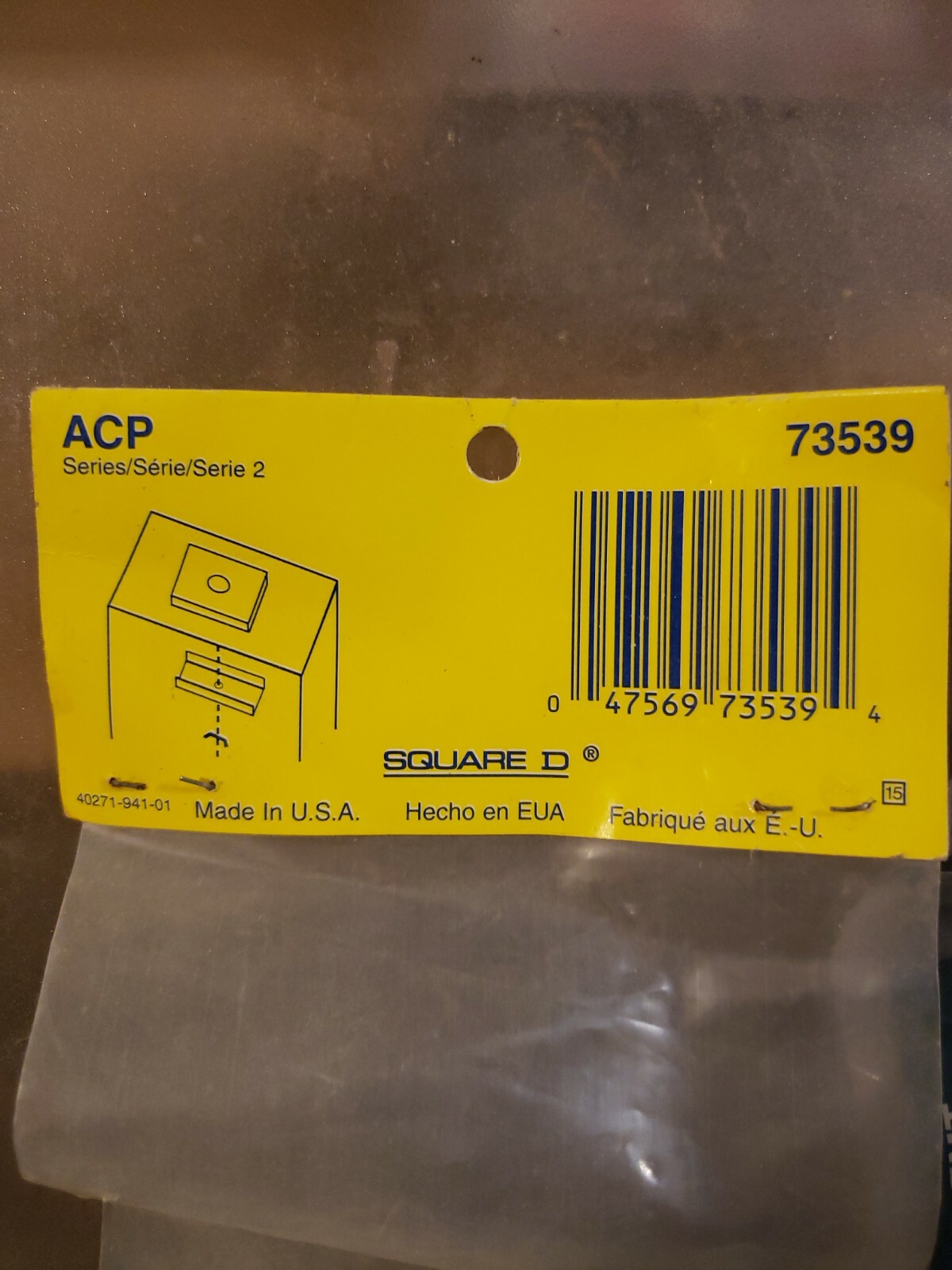Square D Electric, ~ "A" Hub Closing Plate, series 2, ACP, made in USA ...