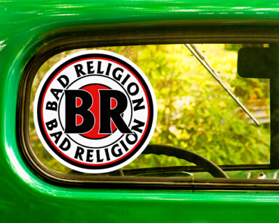 2 BAD RELIGION DECALs Sticker Bogo For Car Bumper Laptop window Free ...