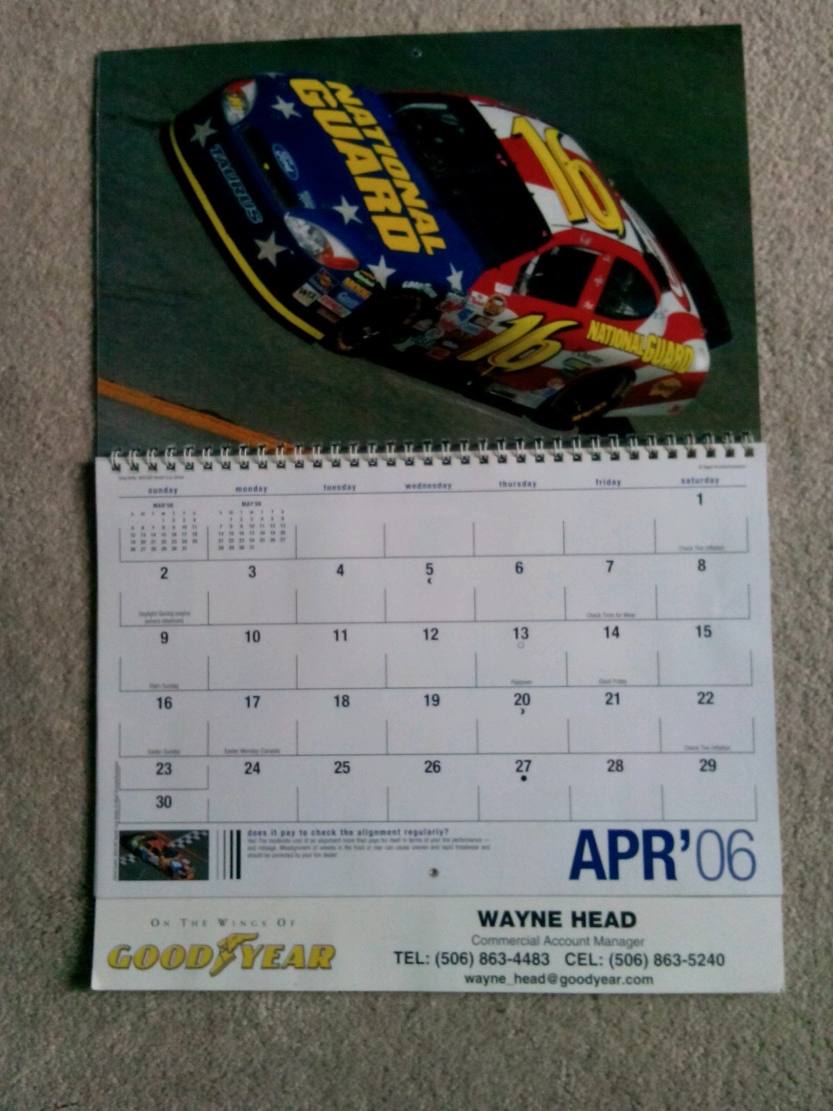 Lot of 7 Vintage Motorsports Calendars (1) 2006, (2) 2007, (4) 2008 ...