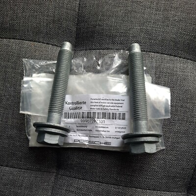 GENUINE PORSCHE AUDI HEXAGON HEAD BOLT 2X 99907287101 | eBay