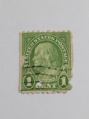 BEN FRANKLIN VINTAGE 1908 ONE CENT STAMP EXTREMELY RARE -USED | eBay