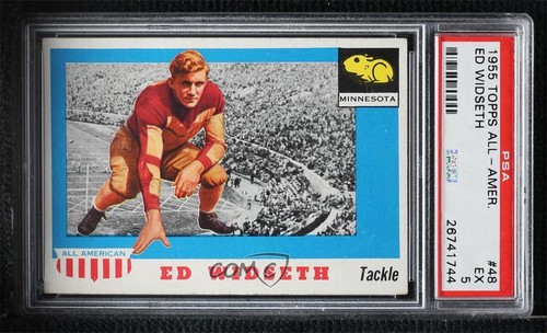 1955 Topps All American Ed Widseth #48 PSA 5 | eBay