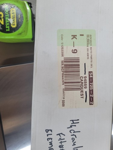 Carquest 94869 Hydraulic Air Filter Replaces AT335977, W66G10GV ...