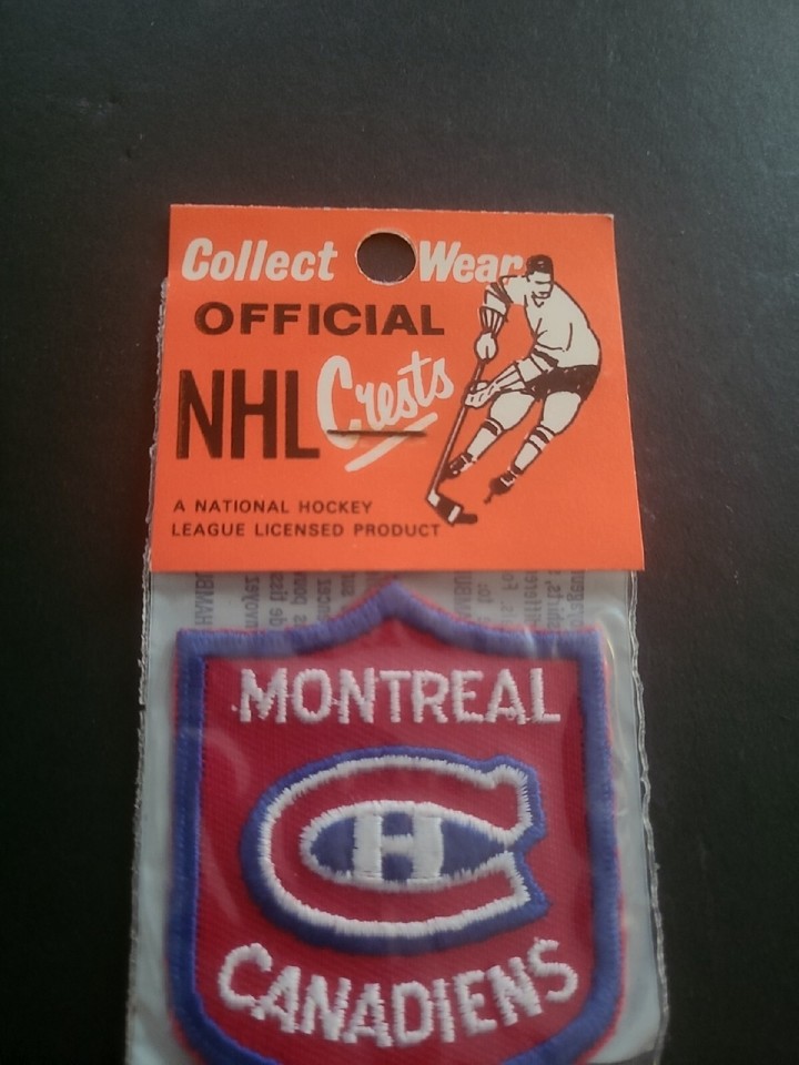1970S OFFICIAL NHL HOCKEY CREST UNOPENED MONTREAL CANADIENS RARE GUY ...