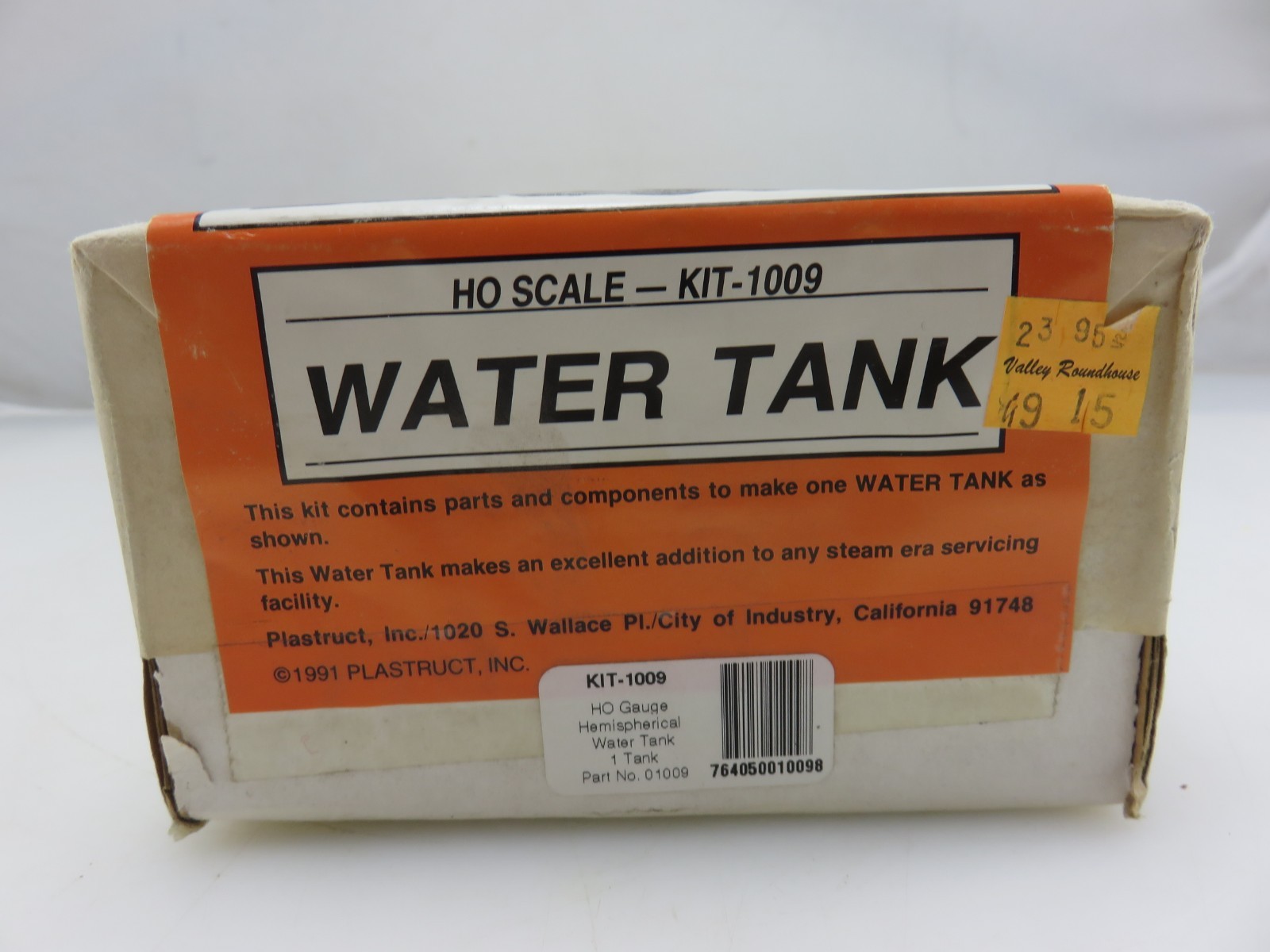Plastruct WATER TANK HO Scale Kit 1009 NEW Old Stock SEALED | eBay