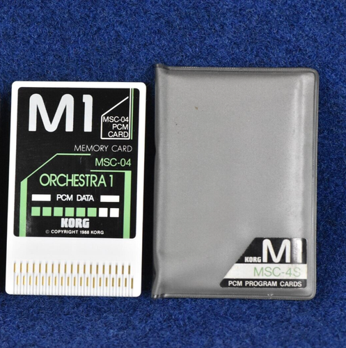 Korg M1 ORCHESTRA 1 MSC-04 PCM Memory Card For M1, M1R | eBay