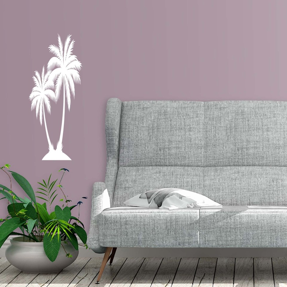 Palm Tree decal vinyl sticker wall windows car bumper sticker coastal ...