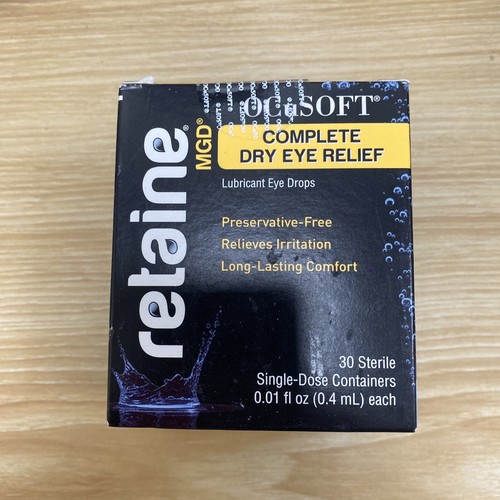 A OCuSOFT Retaine MGD Complete Dry Eye Relief Lubricant Eye Drops 30Ct ...