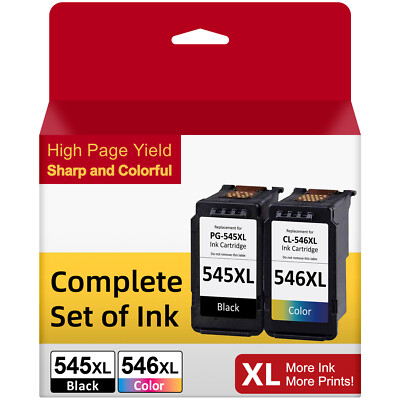 PG-545XL CL546XL XXL Ink Cartridge for Canon Pixma TS3150 3450 3350 ...