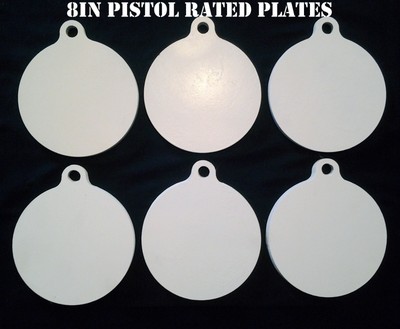 8in Metal Gong Targets-Steel Shooting Targets-Metal Pistol Targets-6pcs ...