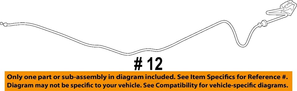 GM OEM 15-20 Escalade ESV Hood Hood Components-Release Cable 84279471 ...