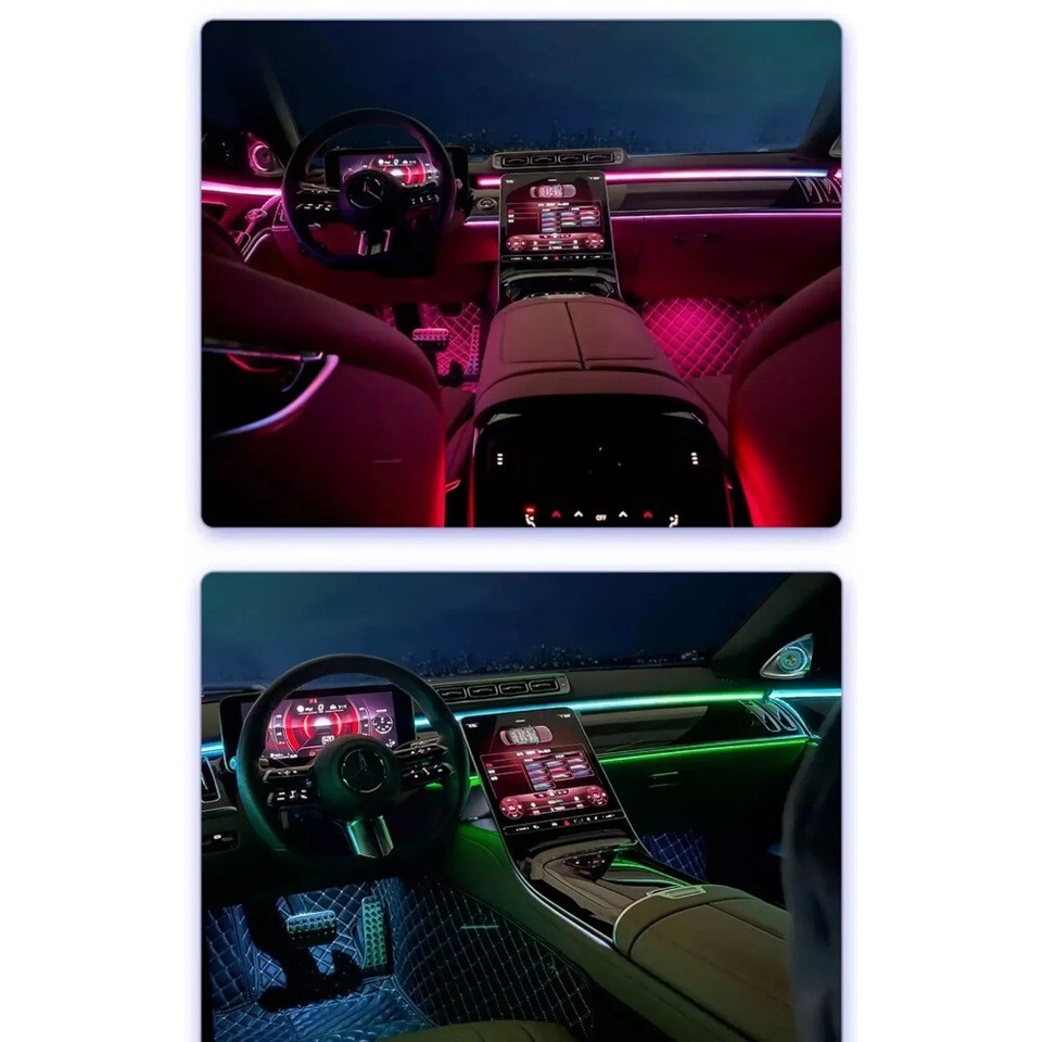 64 Color LED Active Ambient Light Kit For Mercedes Benz S Class W223 ...