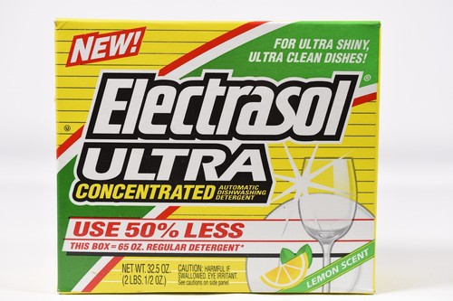 Electrasol Ultra Concentrated 32.5oz Automatic Dishwasher Detergent NOS ...