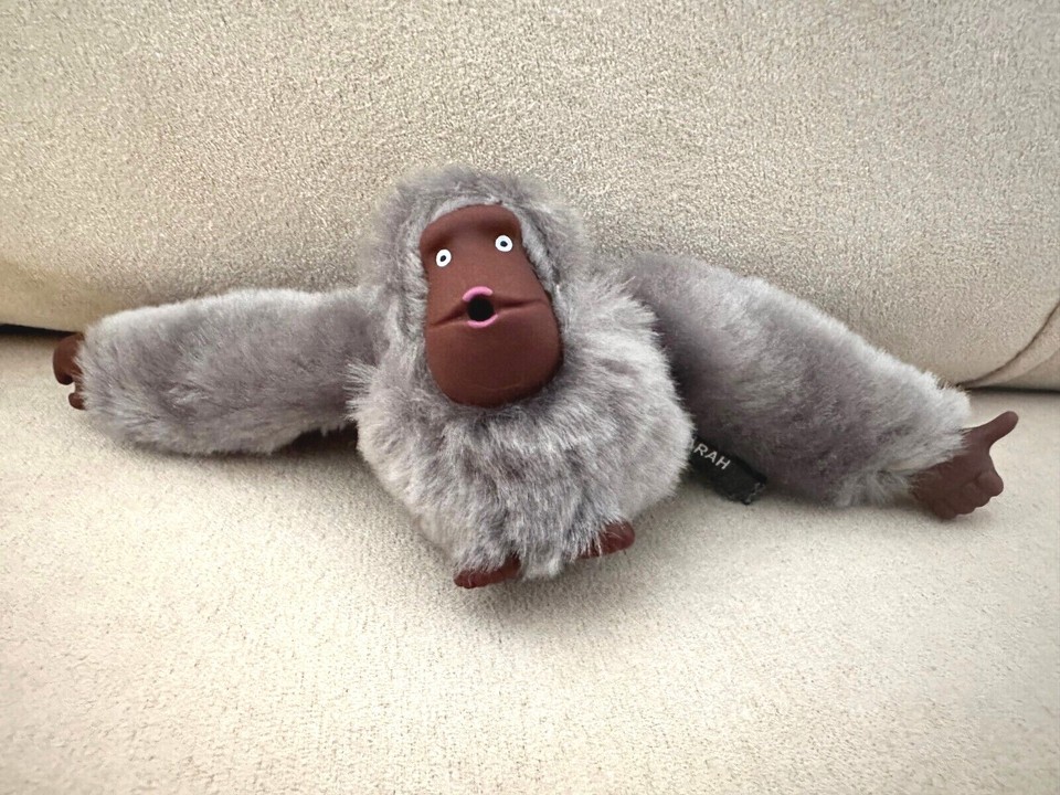 NWT KIPLING MONKEY KEYCHAIN KEY RING CHARM BLACK RED GRAY BLUE GREEN ...