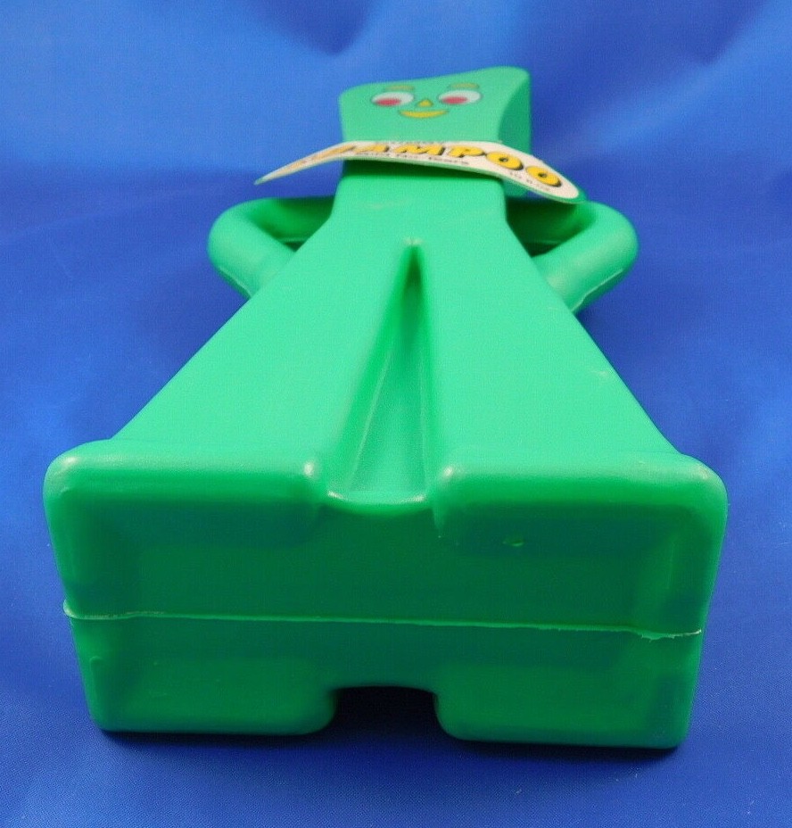 Vintage 1987 Plastic Gumby Empty Shampoo Bottle 9” Tall EMPTY BATH ...