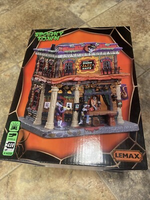 LEMAX -ZOMBIE JAZZ CAFE-SPOOKY TOWN HOLIDAY VILLAGE-LED Lighted | eBay