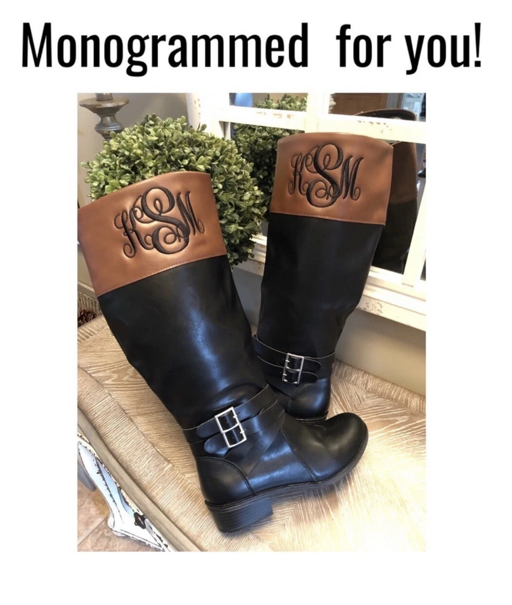 Personalized Monogrammed Boot