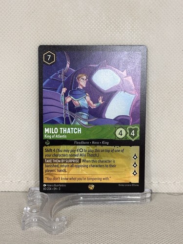Milo Thatch - King Of Atlantis 80/204 Lorcana Into The Inklands Non ...