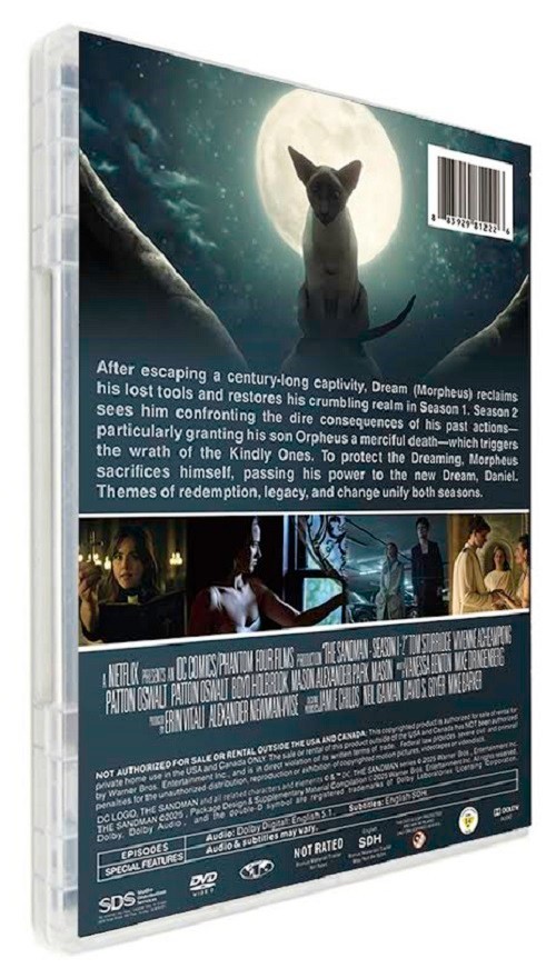 The Sandman: The complete series_ Season 1-2 (DVD_Box_Set) New sealed ...