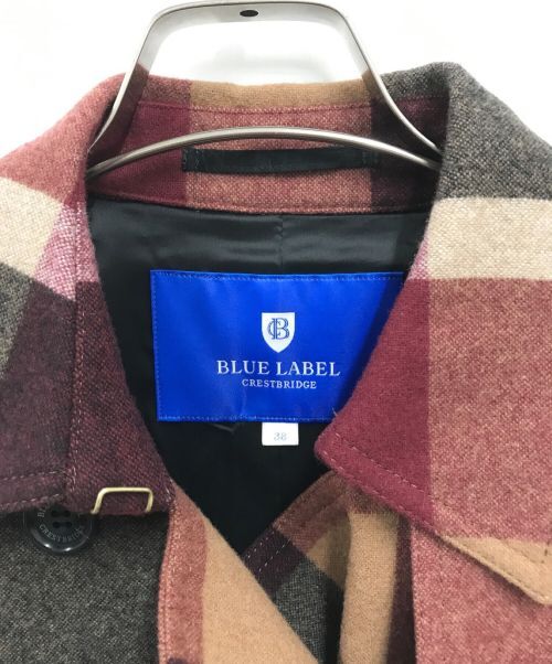 Blue Label Crestbridge Crest Bridge Check Wool Trench… - Gem