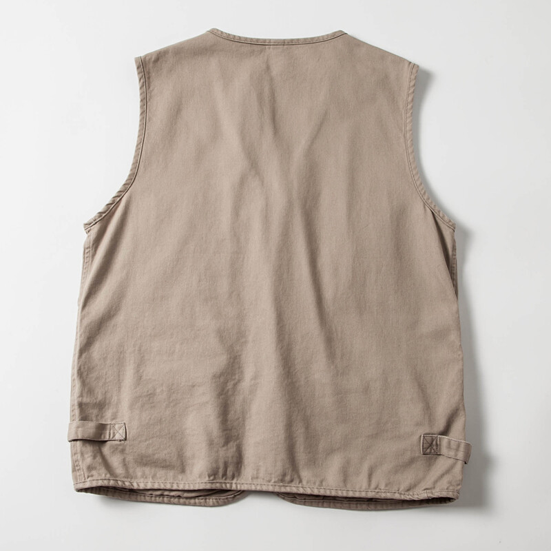 Men Multi Pockets Cargo Vest Sleeveless Jacket Work Waistcoat Solid ...