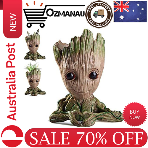 Baby Groot Flowerpot Tree Man Planter Flower Pot with Drainage Hole ...