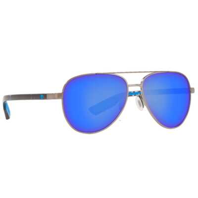 Costa Peli Brushed Gunmetal Sunglasses w/Blue Mirror 580G Lens 06S4002 ...