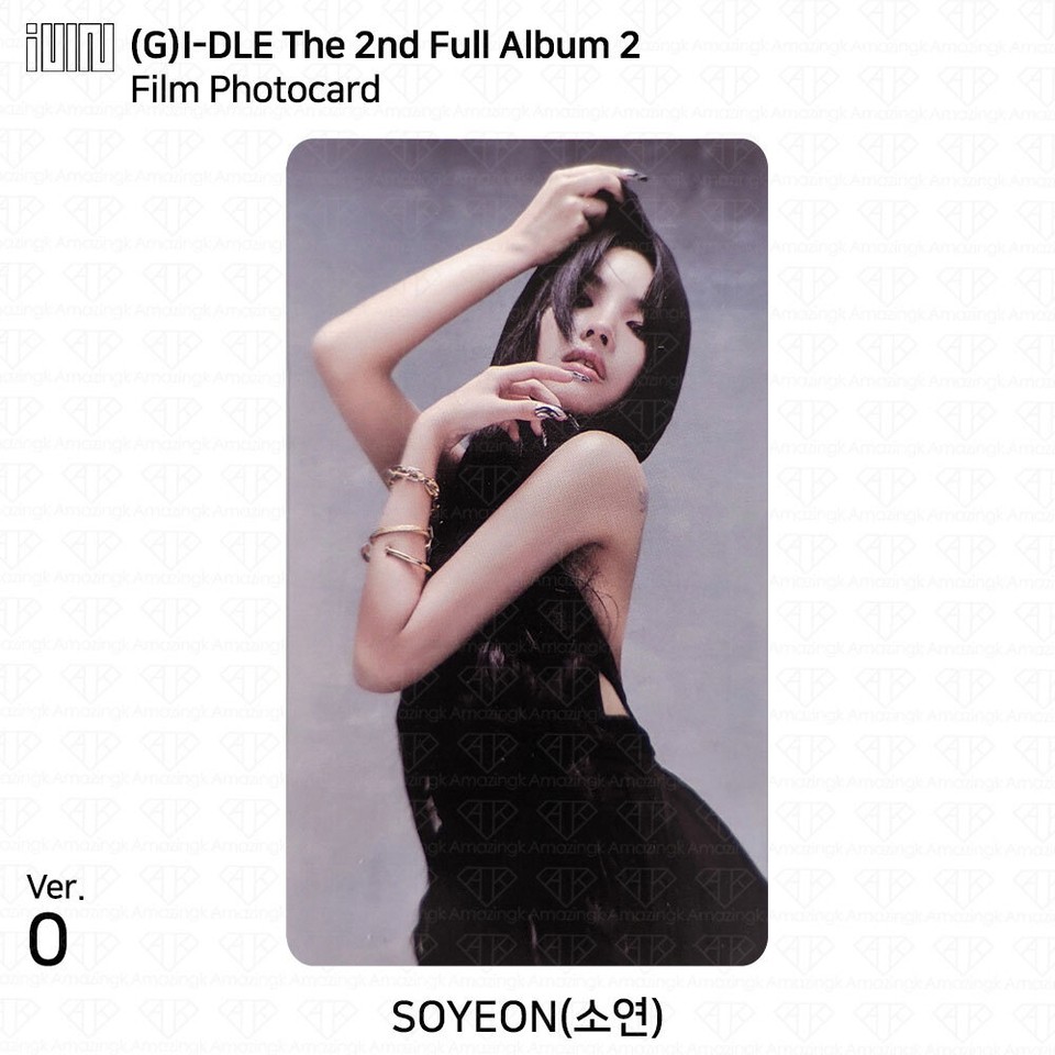 (G)I-DLE G-IDLE The 2nd Full Album 2 Two Photocard Mini Poster Message ...