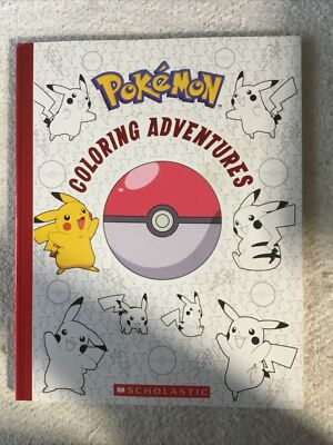 Pokémon Coloring Adventures Scholastic 25A1 9781338688405| eBay