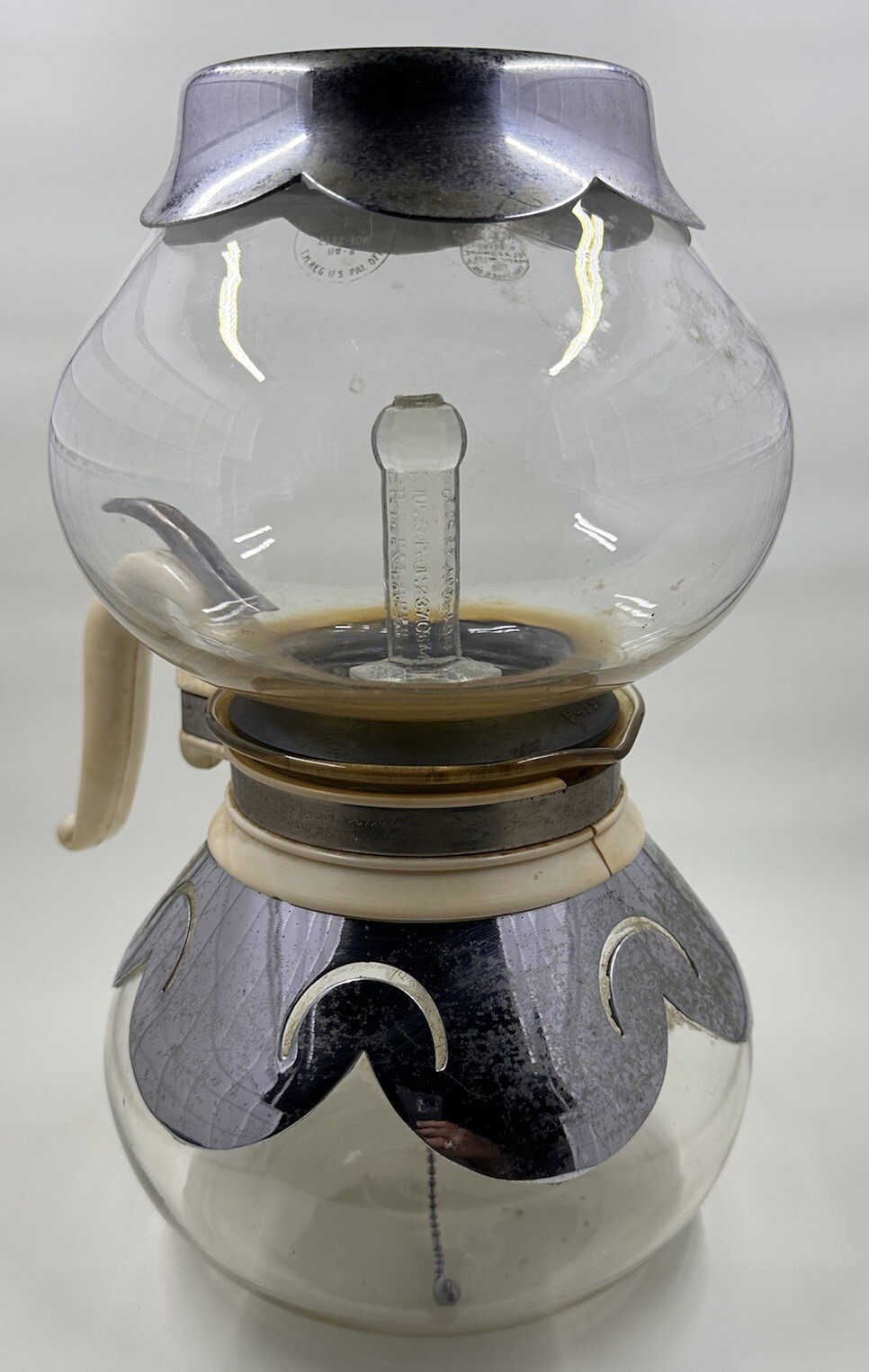 Vintage 1930s Pyrex Silex Double Bubble Percolator Coffee Pot Maker ...