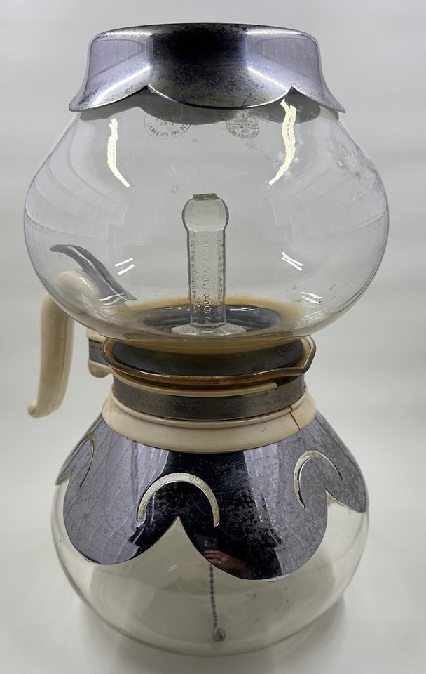 Vintage 1930s Pyrex Silex Double Bubble Percolator Coffee Pot Maker ...