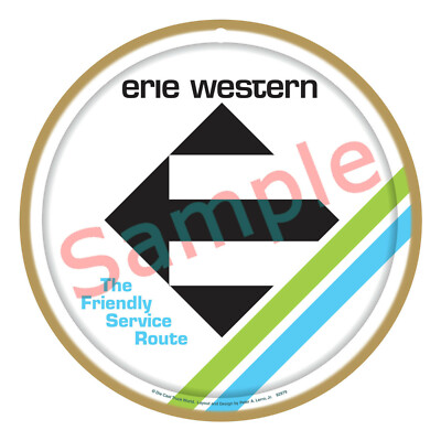 Erie Western Railroad Logo Wood Plaque-Sign /Man Cave/Train & Kids | eBay