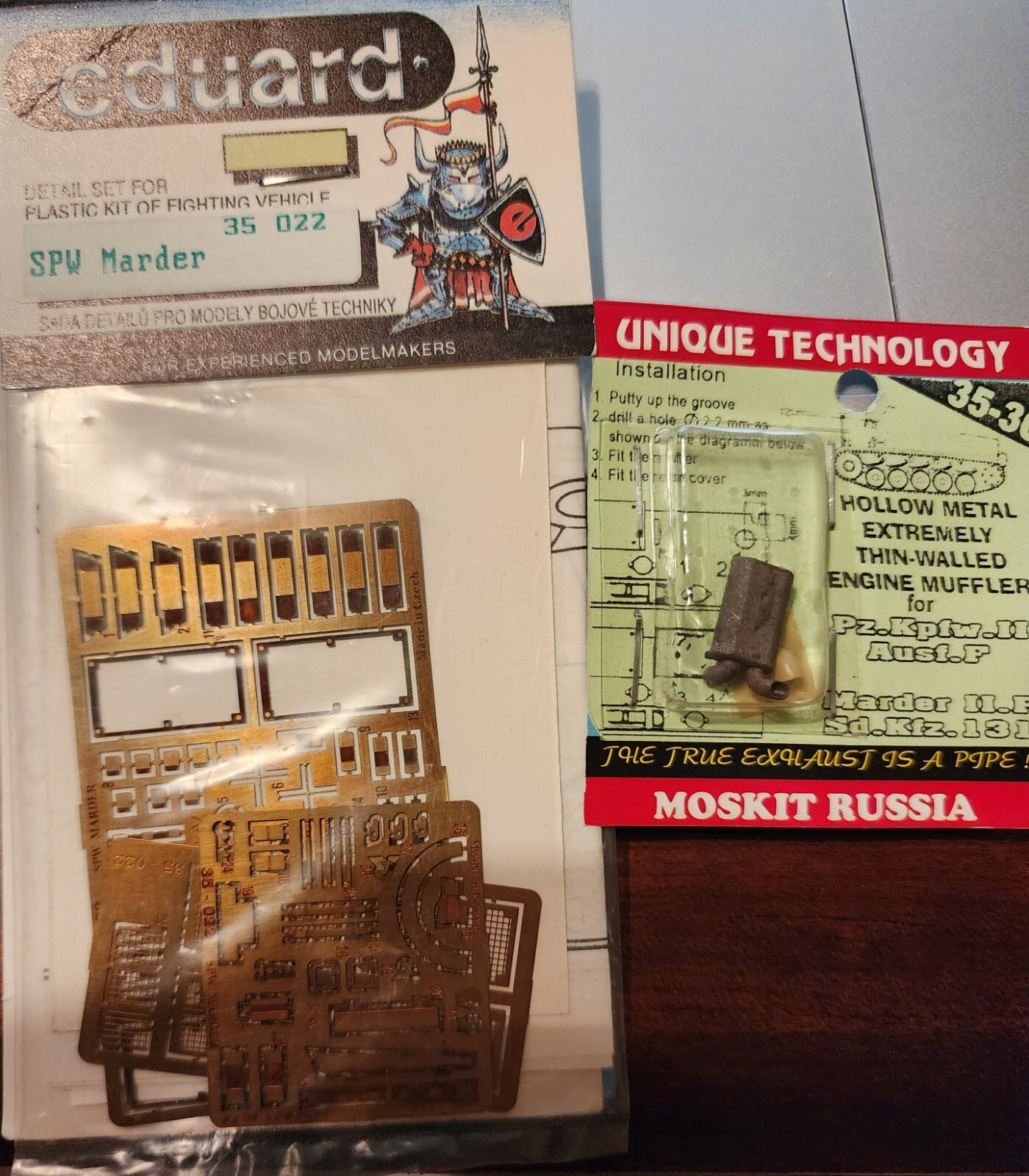 Dragon 6262 Sd.KFZ.131, "MARDER" + Eduard PE + Moskit | eBay