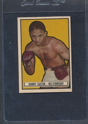 1951 Topps Ringside #018 Johnny Saxton VG/EX *220 | eBay