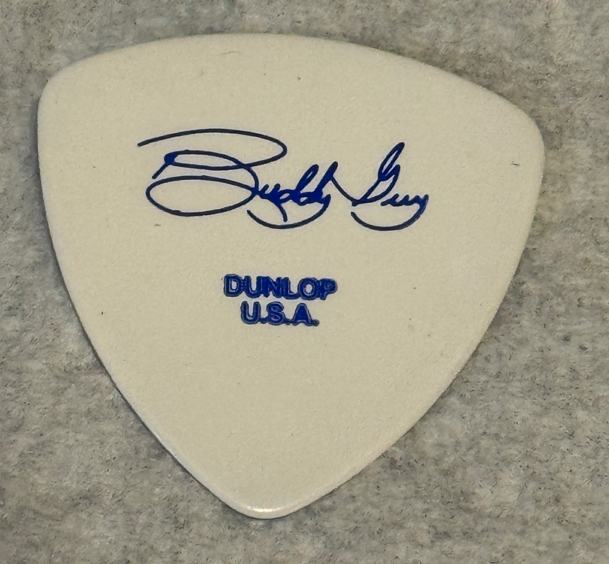 BUDDY GUY SIGNATURE GUITAR PICK BUDDY'S 2024 CONCERT TOUR STAGE ...