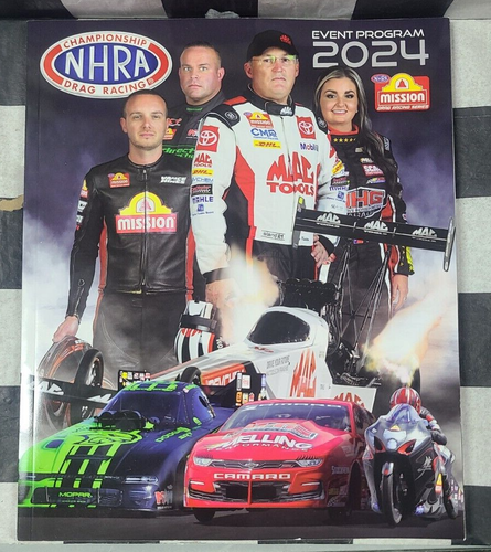 NHRA National Dragster Magazine 2024 Programma Evento Drag Racing Mag ...