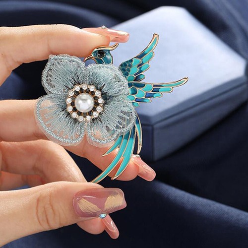 Fashion Flower Pearl Phoenix Brooches Pin For Women Clothing Accessories MEI | eBay Australia