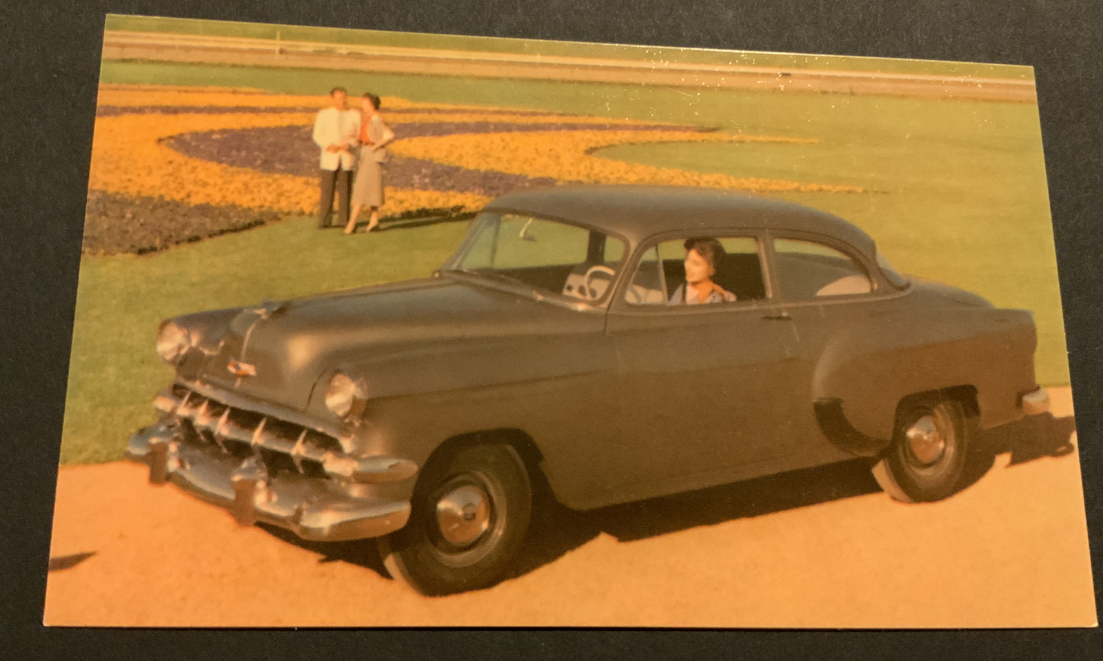 1954 Chevrolet "One-Fifty" 2-Door Sedan Automobile Car Postcard 1950's ...