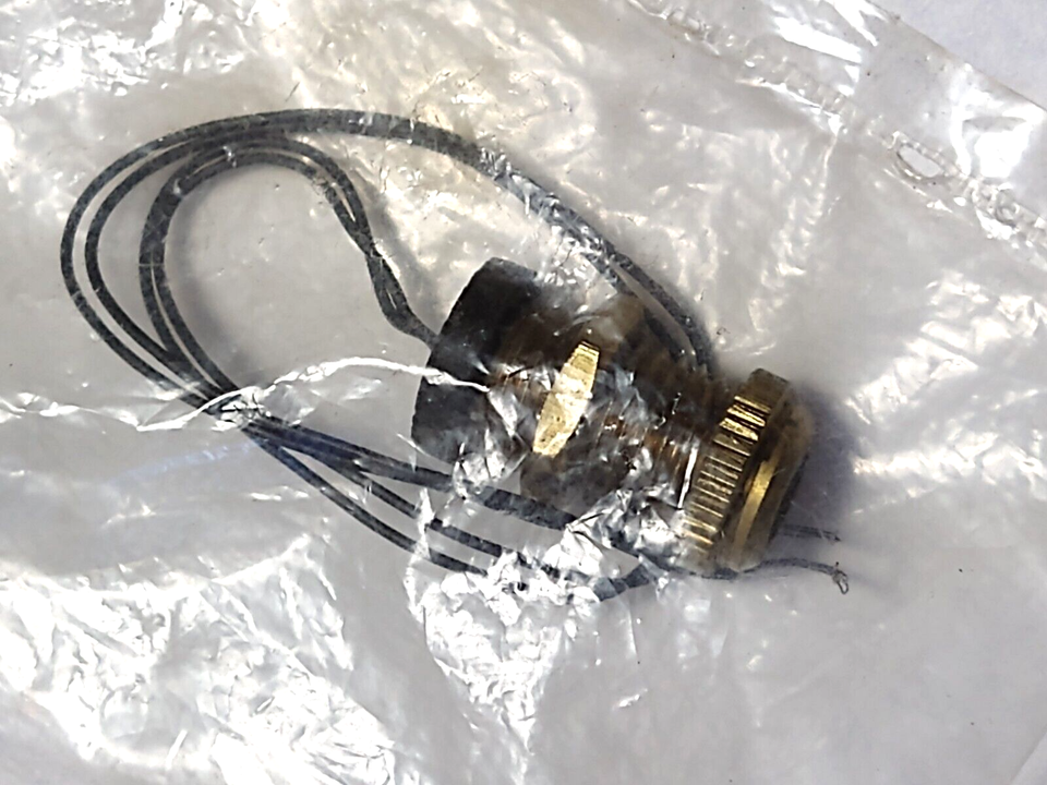 Eagle Eye Amber Pilot Light w/ G.O.W. Bulb 12-16 Volts #142 ~ TS | eBay