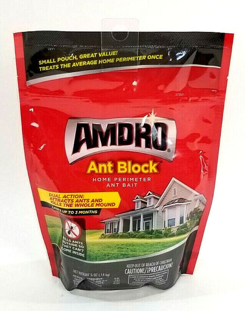 AMDRO Ant Block Home Perimeter Ant Bait Granules 5 Oz for sale online ...