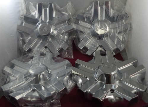 Alba Wheels 'TENSION' Chrome Custom Wheel Center Caps Set of 4 # DM-106 ...