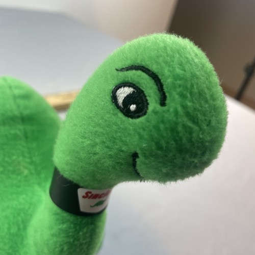 Sinclair Gas Oil Mascot Green Brontosaurus Dinosaur Promotional Plush ...